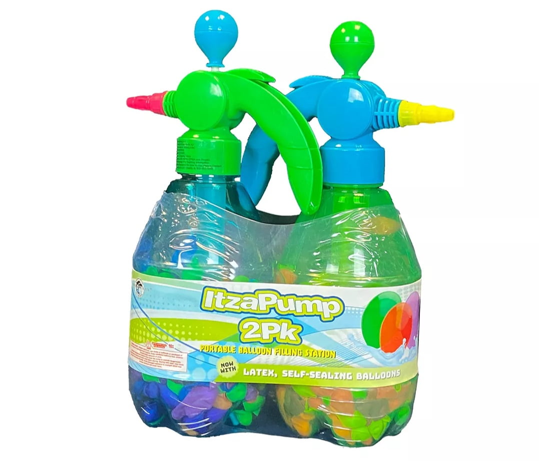 Itzapump Blues / Greens Portable Balloon Filling Station with 600 Self ...