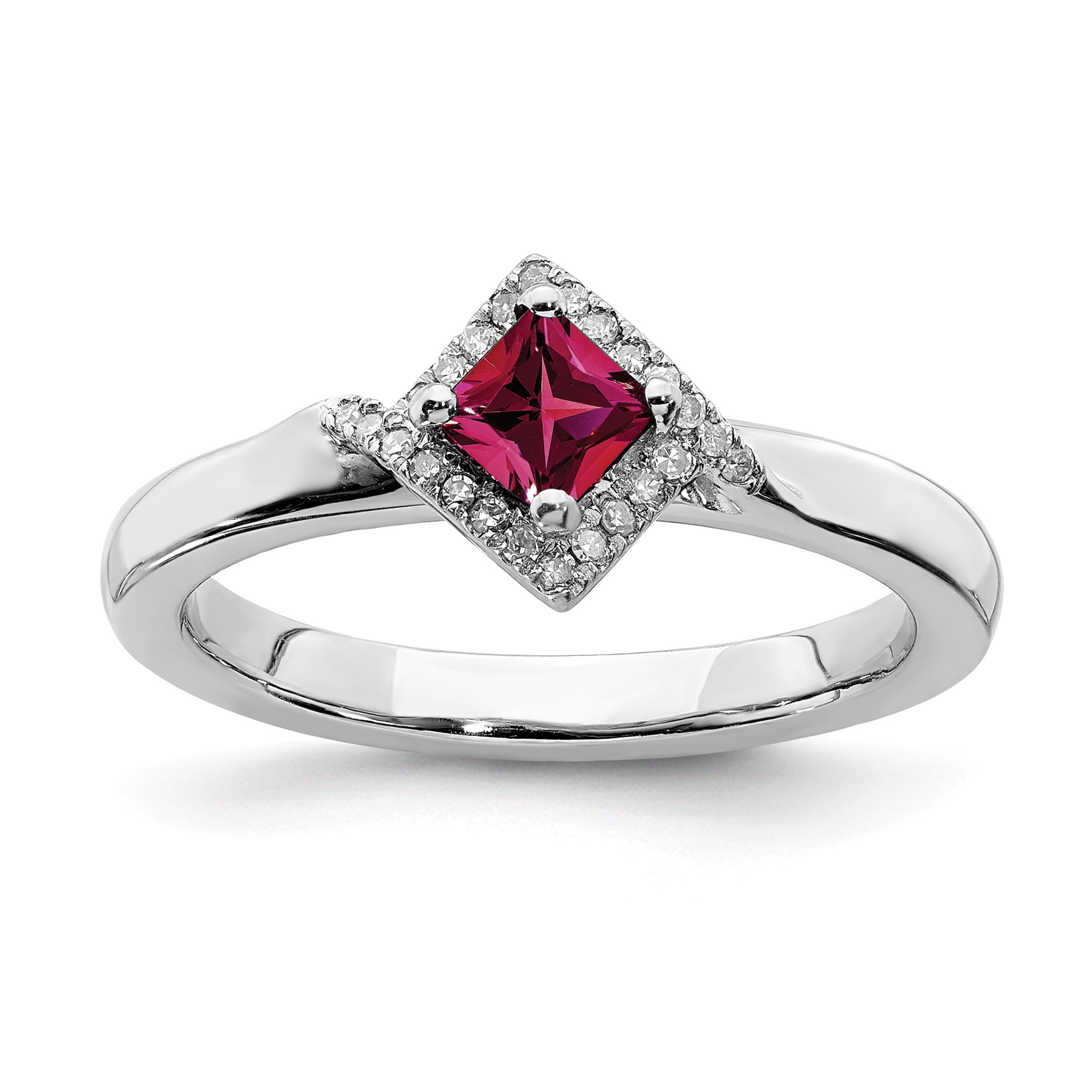 Bonyak Jewelry - Sterling Silver Stackable Expressions Polished Cr ...