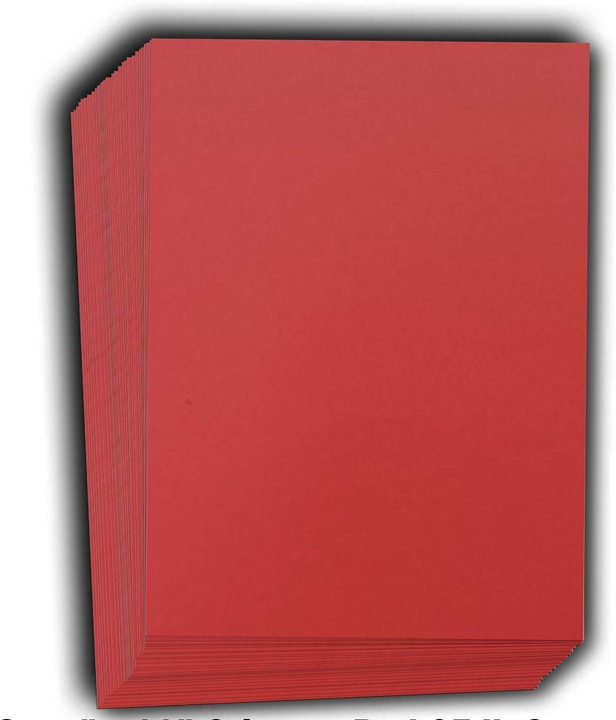 Hamilco Colored Cardstock Paper 11" x 17" Crimson Red Color Card Stock ...