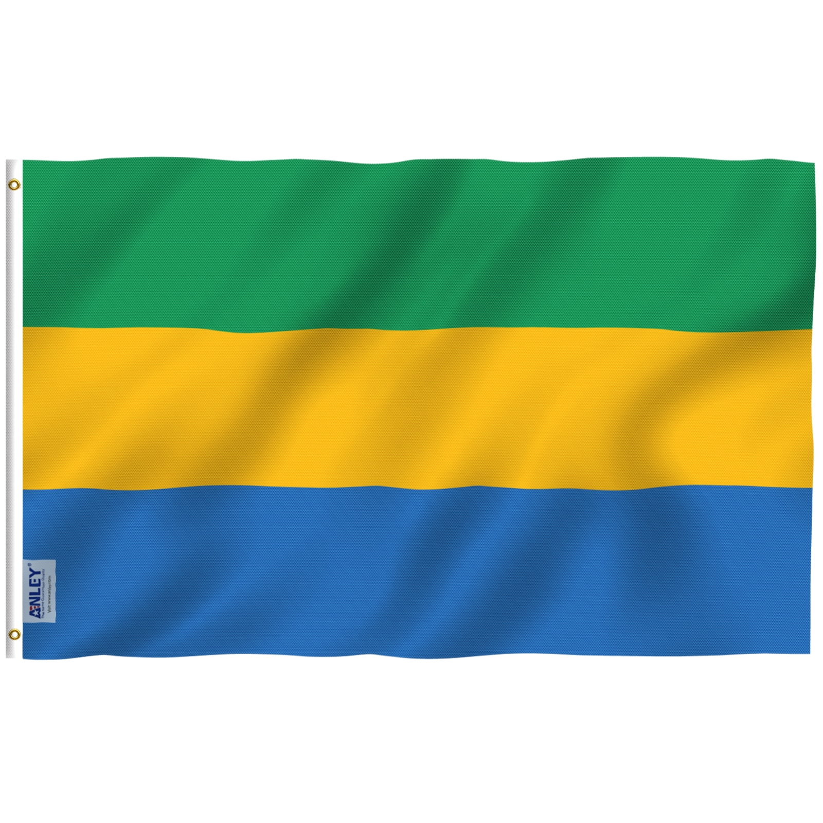 ANLEY 3x5 Feet Gabon flag - Gabonese Flags - Walmart.com