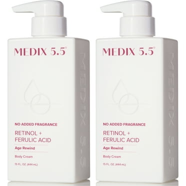 Medix 5.5 Retinol and Ferulic Acid Body Cream, Hydration and Firming ...