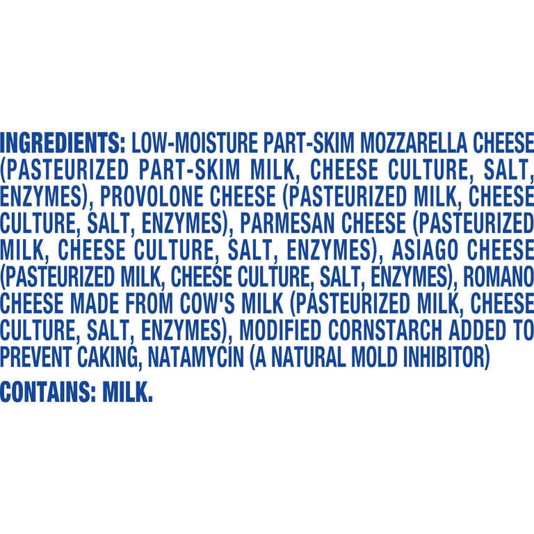 Kraft Shredded Cheese Italian