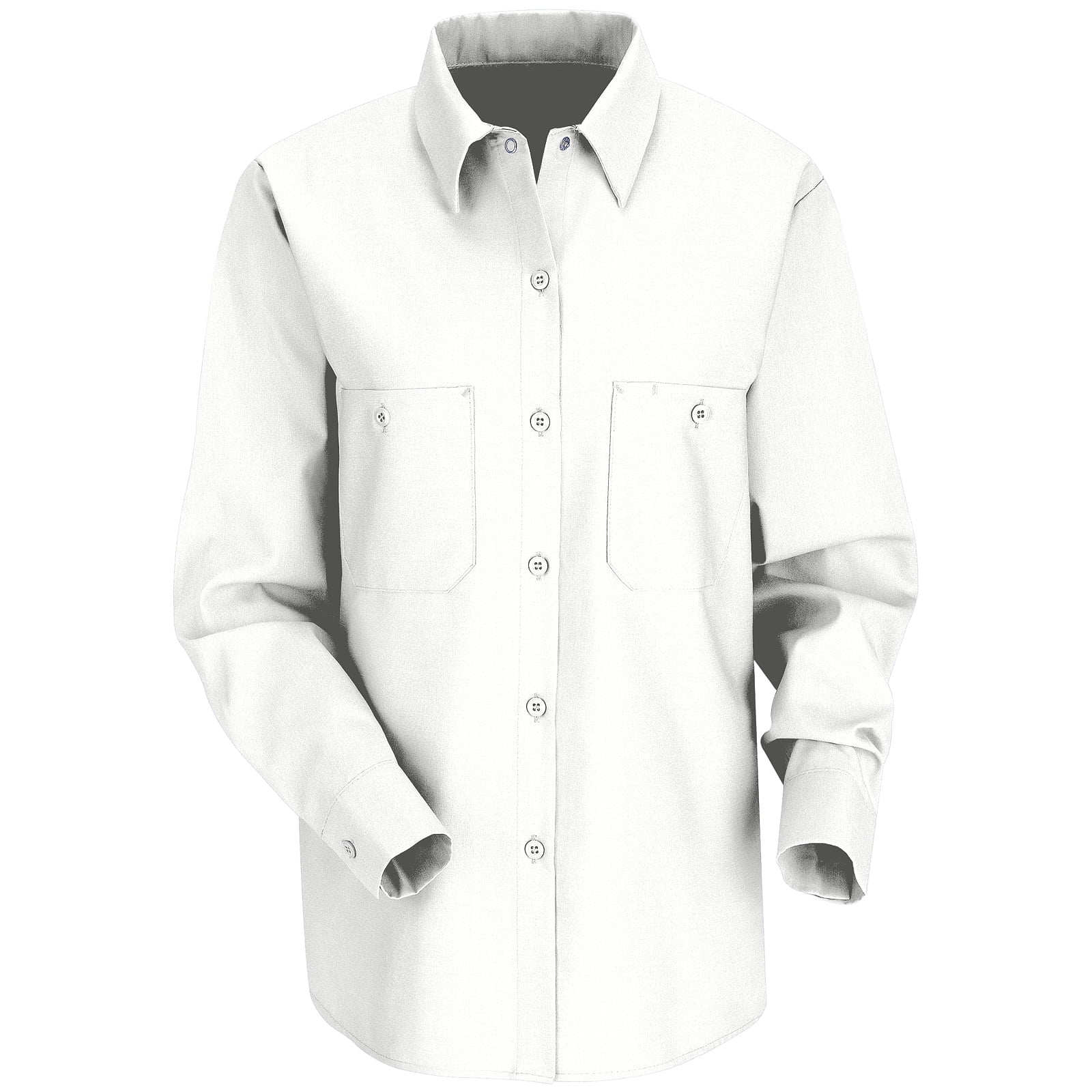 Red Kap® - Red Kap® Women's Long Sleeve Industrial Work Shirt - Walmart ...