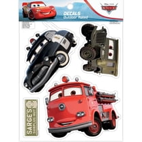 Disney Pixar Cars Decals - Set of 12 Lightning McQueen Doc Hudson Mack ...