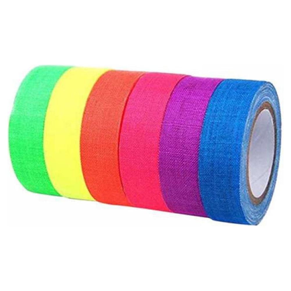 Click here for Ousitaid Fluorescent Neon Gaffer Tape-6 Pack. Clot... prices