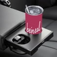 20 oz Stainless Steel Insulated Tumbler - Red with Cursive ' beineal ...