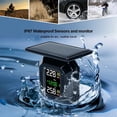 Solar TPMS Motorcycle Tire Pressure Sensors Motor TMPS Tire Pressure ...