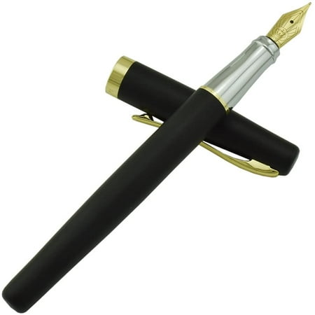 Duke 209 Medium Nib Fountain Pen Set with Ink Refills Converter, Matte ...