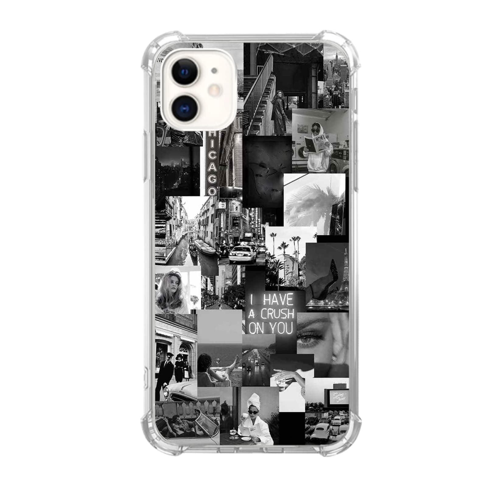 Black White Aesthetic Case Compatible with iPhone 12,Aesthetic Art ...