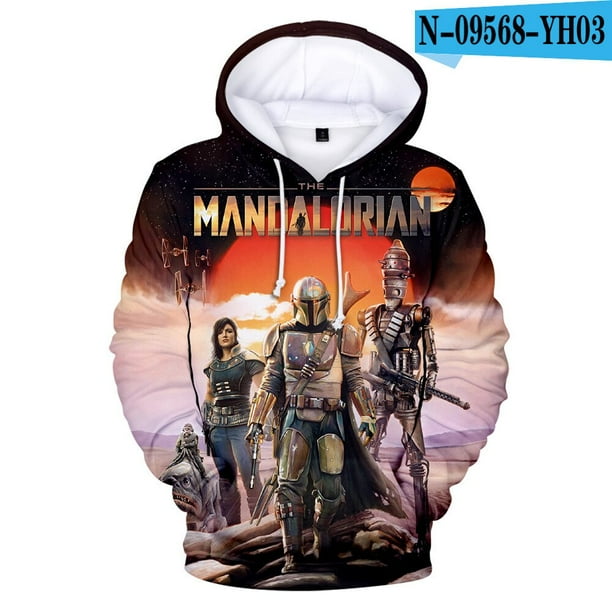 Sudaderas con capucha de Yoda para bebé mandaloriano de Disney ...