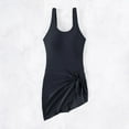 Busydd One Piece Swimsuit For Women 2024 Solid Tummy Control Bikini