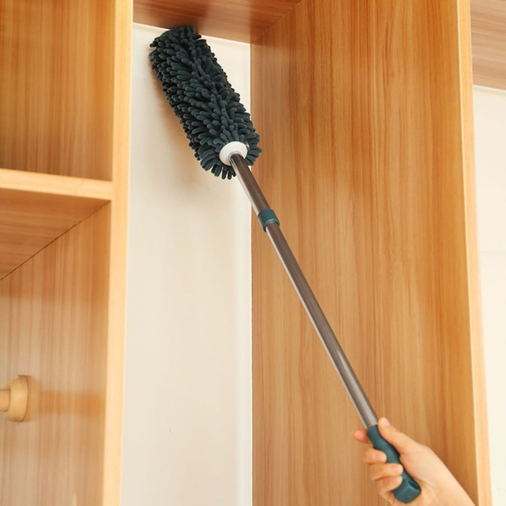 Home Feather Duster Cleaning Tools Long Rod Handle Feather Duster for ...