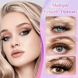 Aliver Single Lashes Eyelash Clusters 240 Pcs Individual Lashes 9-16 mm ...