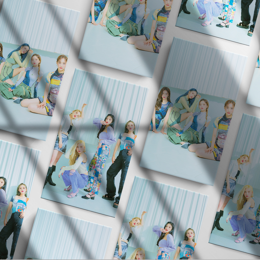 Buy 55Pcs LOONA LOMO Cards 2022 LOONA 4th Anniversary Album Photo Poster MINI LOONA Album For ...