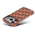Flower Pattern Faux Leather Case for iPhone 15 Pro, PC Inner Case for ...