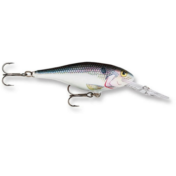 Rapala Shad Rap 05 Crankbait Fishing Lure 2" 3/16 oz Shad - Walmart.com