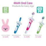 MAM Massaging Brush Toothbrush, 3+ Months, Girl, 1 pack - Walmart.com