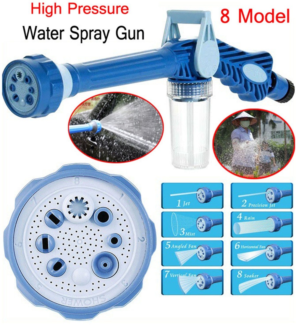 8 in1 High Pressure Water Power Blaster Multi-function Sprinkler Nozzle ...
