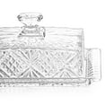 STPgoods Clear Glass Butter Dish with Lid, Durable Countertop Butter ...