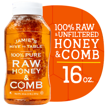 Jamie's Hive to Table Cinnamon Infused Raw Honey Pure Honey 12 oz ...