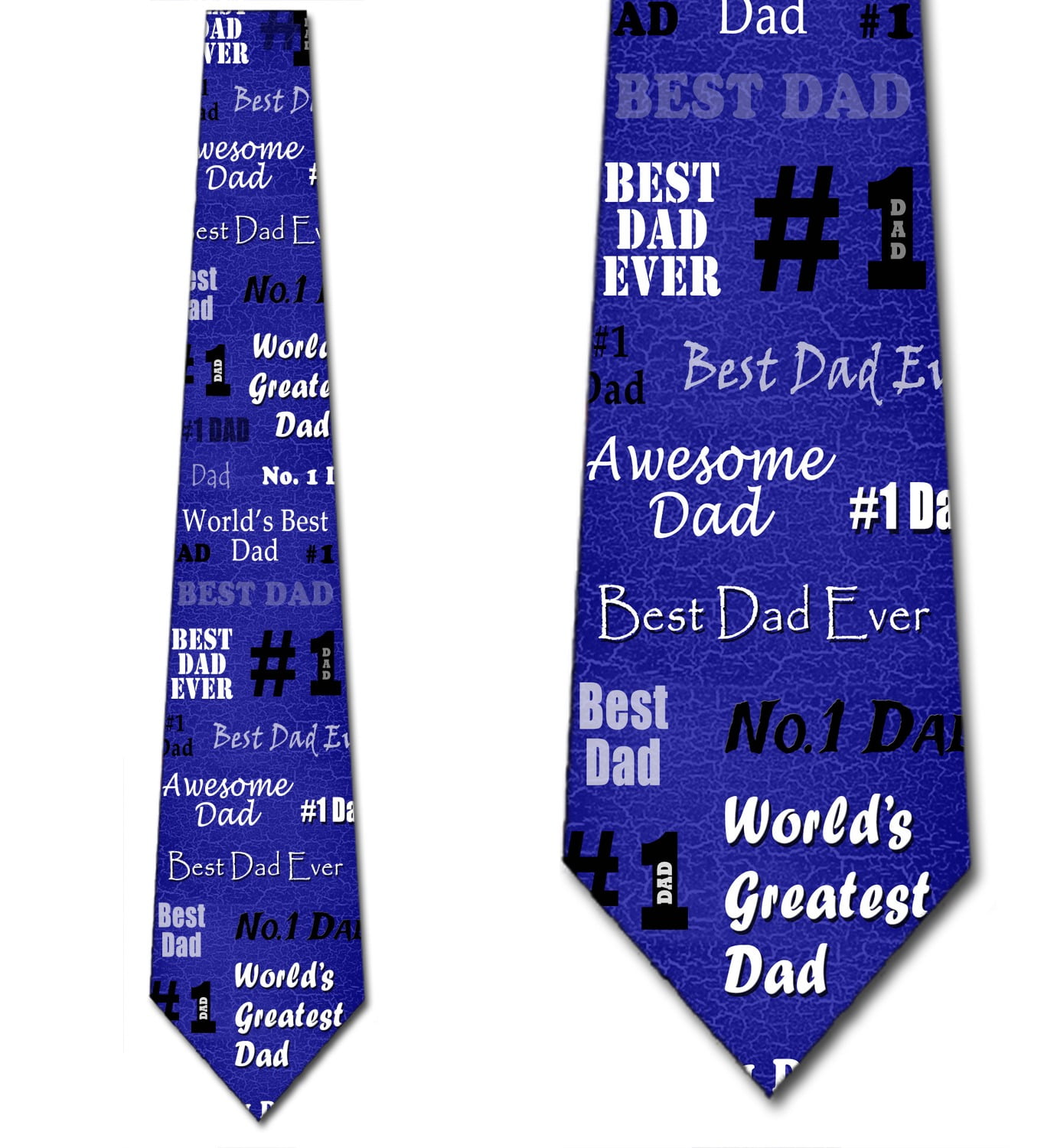 World's Greatest Dad Ties Mens Father's Day Necktie by Three Rooker ...