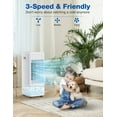 "COMFYHOME 110V Portable Evaporative Air Cooler, Electric AC Unit with ...