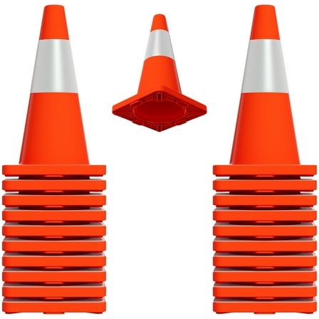 ViewBrite Collapsible LED Light up Traffic Cone, Bright Reflective ...