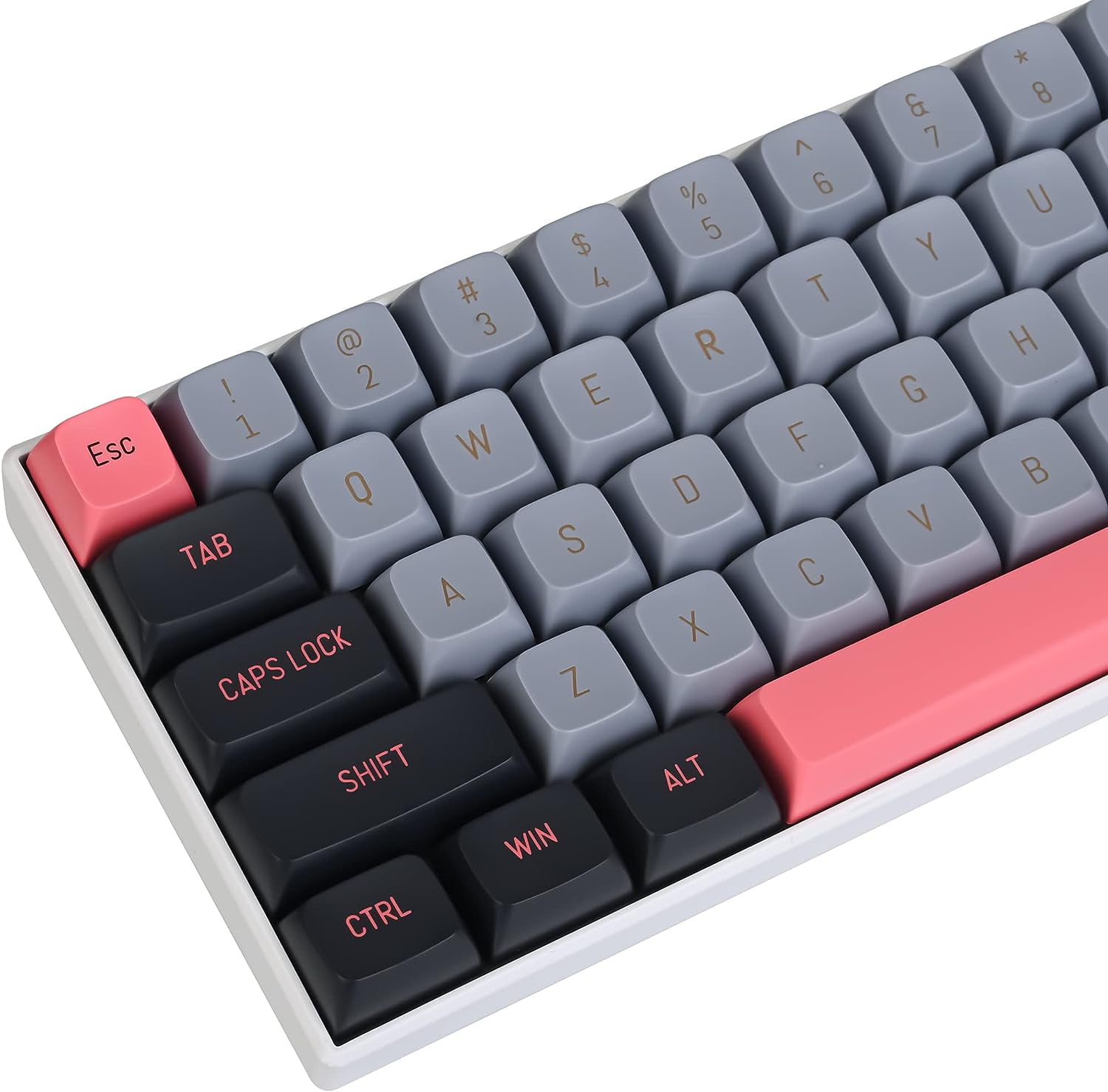 AIR-160 Keycap Set, Double Shot Keycaps, CSA Profile Custom Keycaps for ...