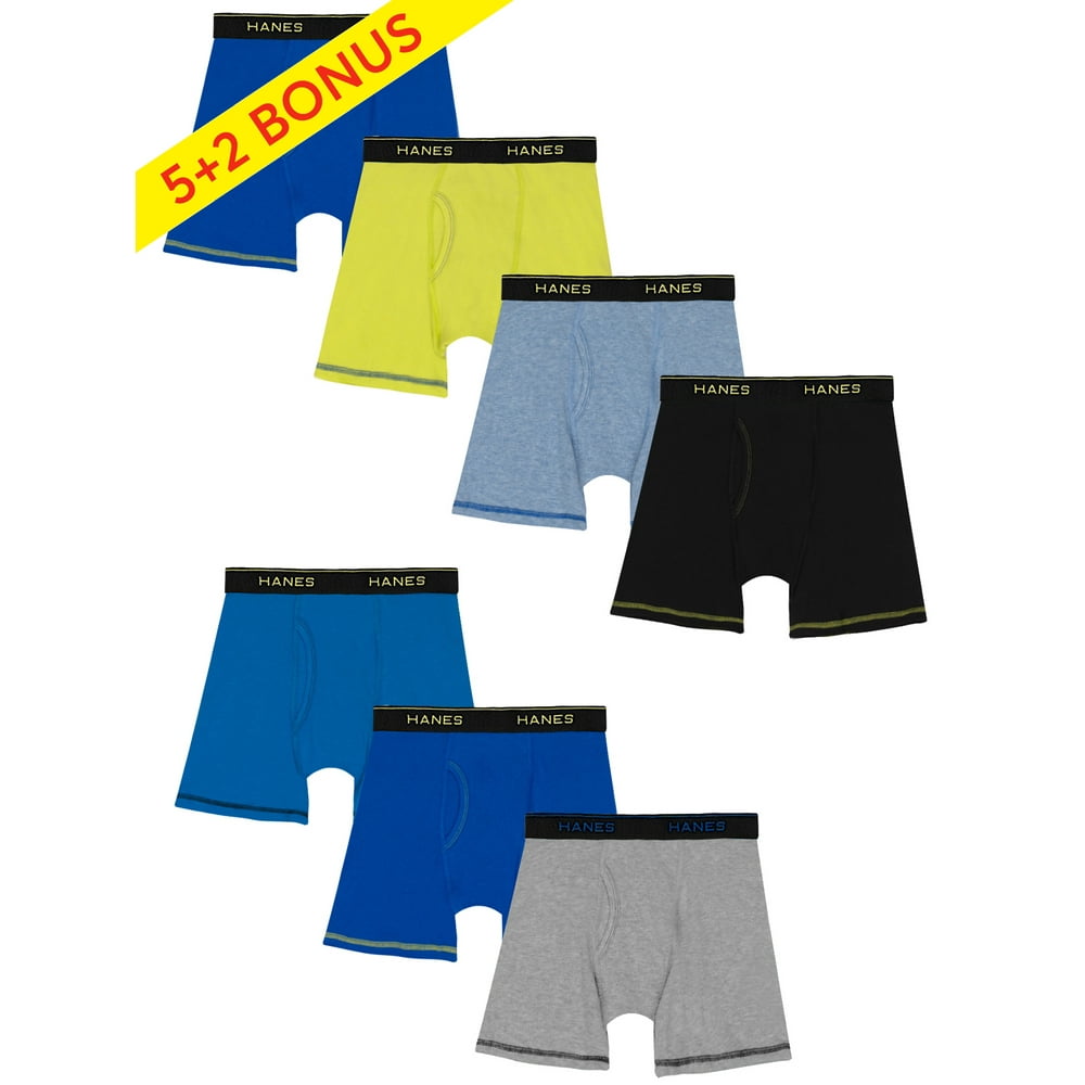 Hanes - Hanes Boys Underwear, Bonus 5+2 Pack X-Temp Performance Cool ...