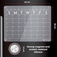 Acrylic Magnetic Calendar for Fridge (16”x12”), Set of 2 Monthly ...