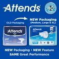 Attends Adult Incontinence Brief XL Heavy Absorbency Contoured, DDA40 ...