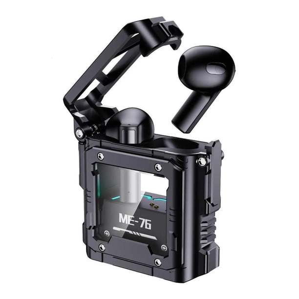 Audífonos Gamer ME76 Inalámbricos TWS RGB Bluetooth Negro Petukita Box ...