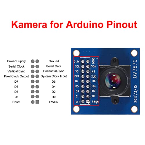CMOS OV7670 Camera Module Pinout, Features, Datasheet,