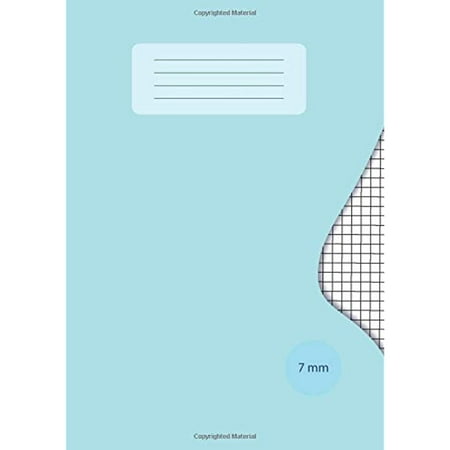 Maths Exercise Book A4 7mm: A4 School Exercise Book,7mm (0.7cm) Squared ...