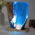 Osfvolr Resin LED Ocean Surfing Night Lights Handmade Wooden Resin ...