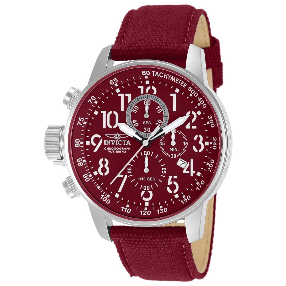 Invicta Men's 11523 I Force Lefty Chronograph Burgundy Dial Burgundy ...