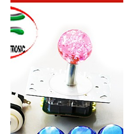 Dual Player Arcade DIY Kit Game Controller Joystick LED Push Button Encoder Board | Walmart Canada