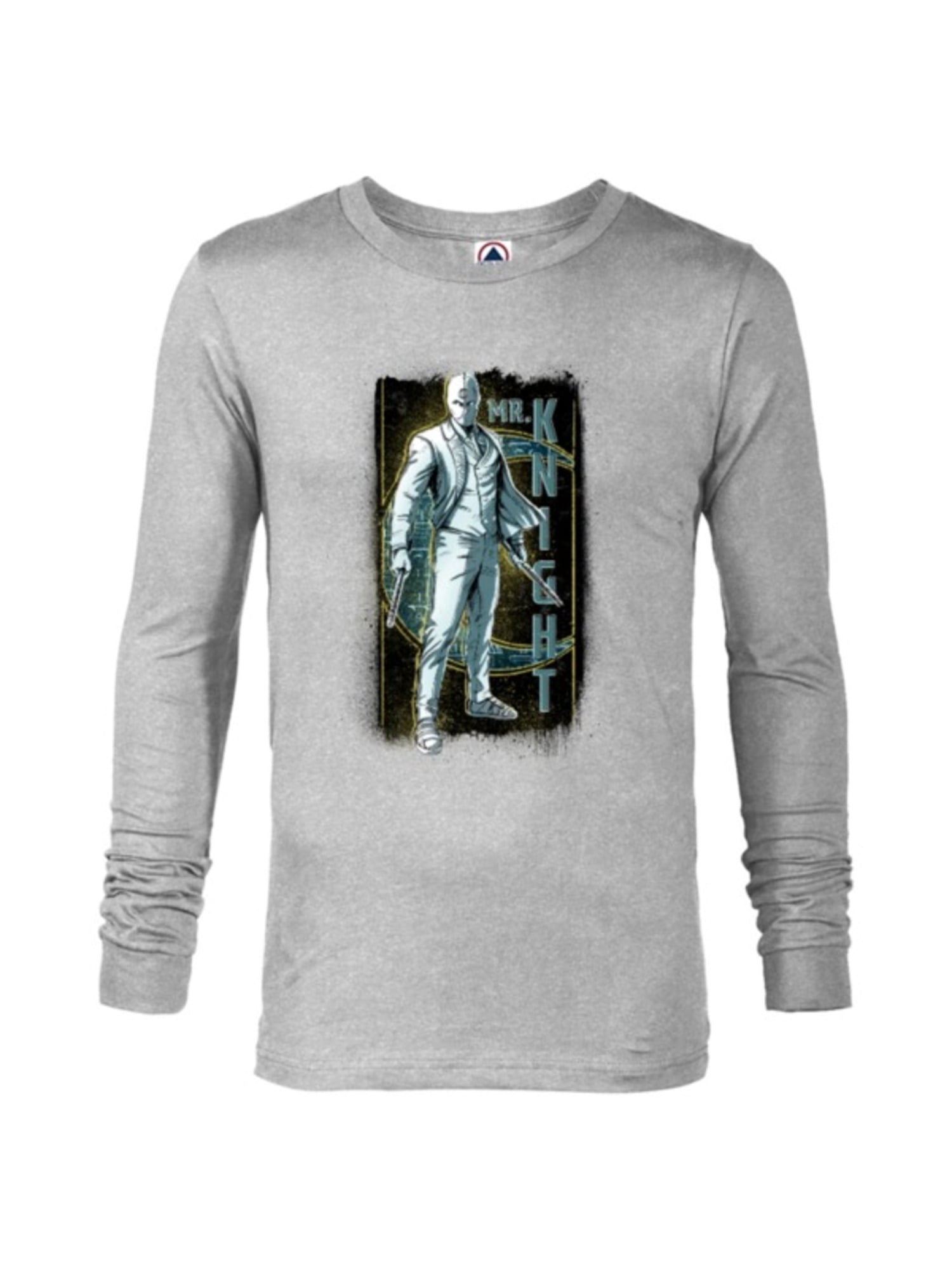 Marvel Moon Knight Mr. Knight Batons and Crescent Moon - Long Sleeve T ...