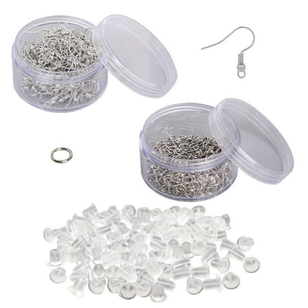 Earring Hooks Earring Backs Open Jump Rings Hypoallergenic Bead Spring ...