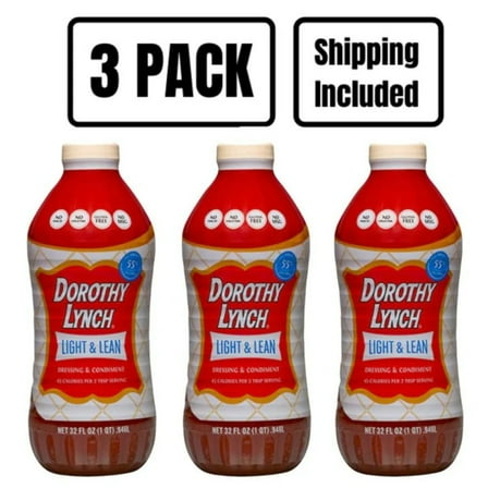 Dorothy Lynch Light and Lean Salad Dressing and Condiment 16 Fl Oz 2 ...