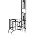 ModFusion 7.2 ft Garden Arbor with Planter Box, Ground Stakes, Metal ...