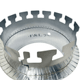 F&L Indutries 7 inches Duct Board Collar in 28 Gauge Galvanized Steel ...