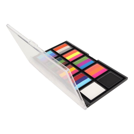 Body Painting Palette, Safe Portable 10 Grids Water Based Strong ...