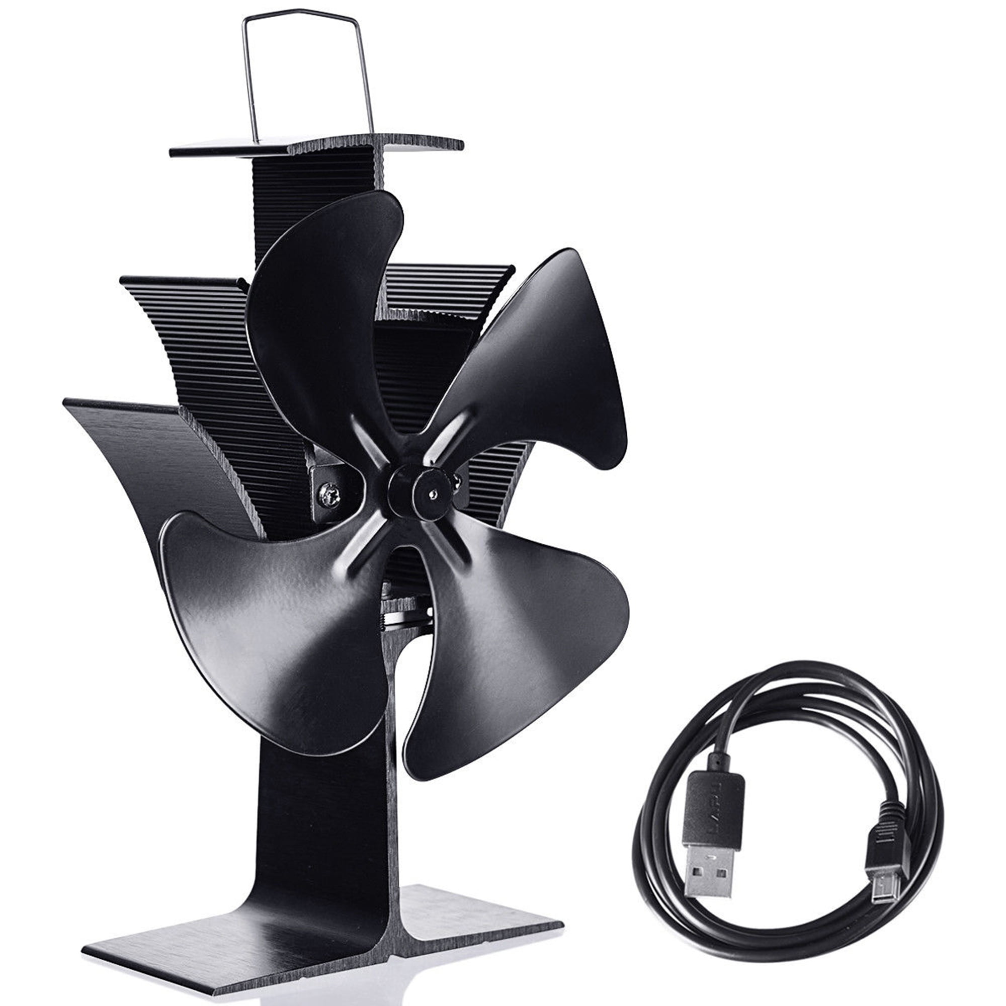 Click here for Costway 4 Blades Fireplace Stove Fan Fuel Saving H... prices