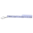 Mini Folding Ruler Keychain 50cm 10 Fold Plastic Ruler Keyring Hand ...