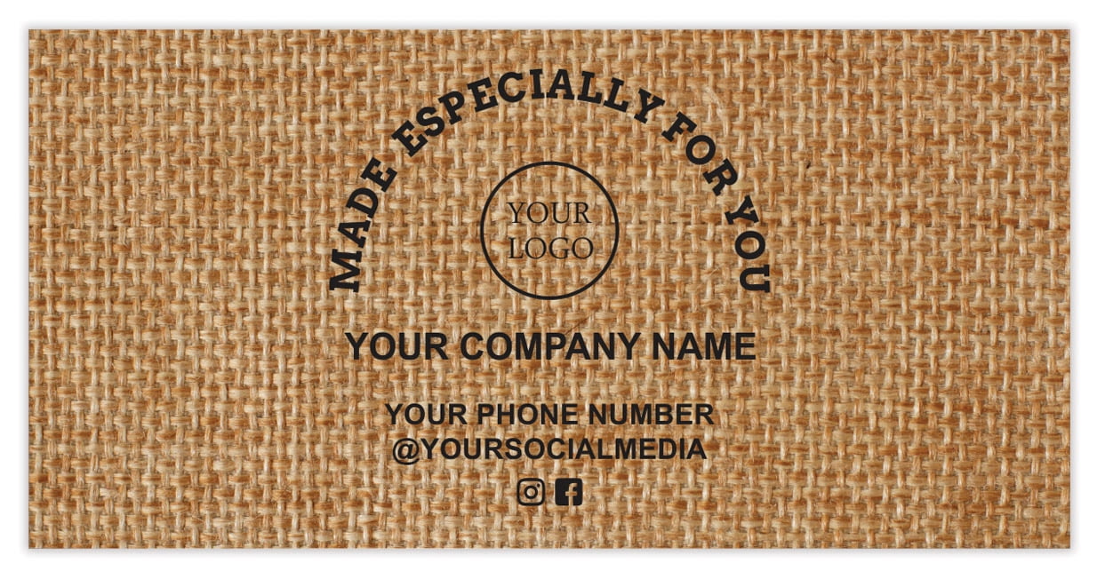 Printtoo Label for Small Business-100 RectangleCustom VinylPersonalized ...