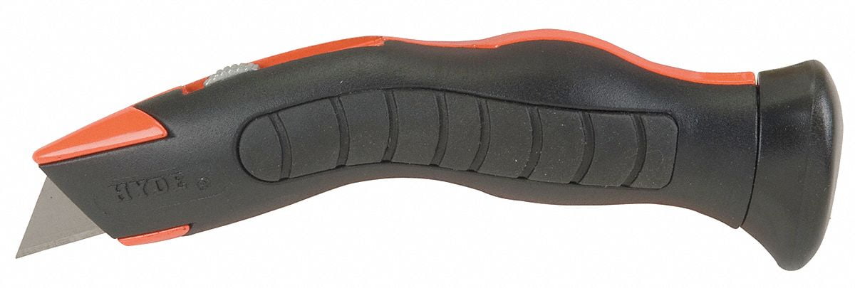 Hyde Angle Head Utility Knife,7 In.,Black/Red 42083 - Walmart.com