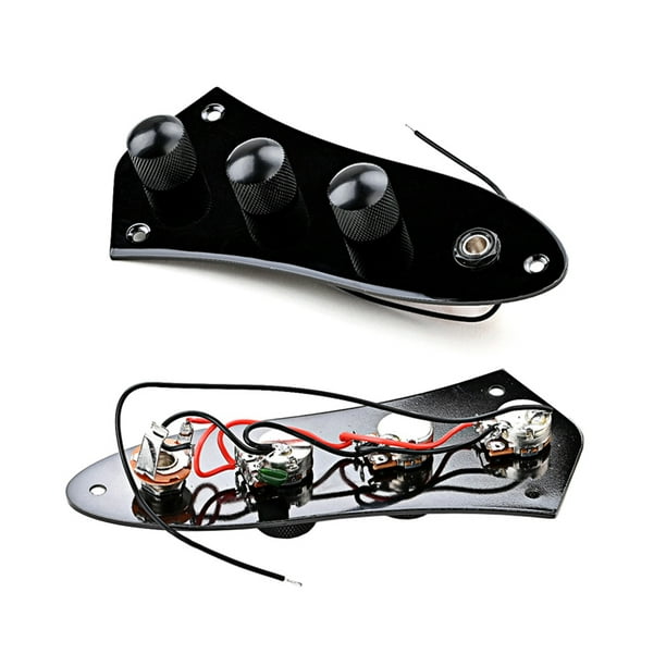 Peggybuy Bass Control Panel Metal Harness Bass Control Circuit Board ...