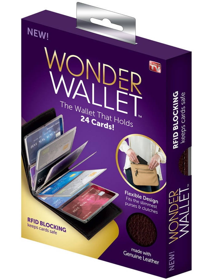 As Seen on TV Wonder Wallet, Black!! - Walmart.com