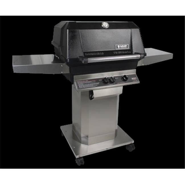 AMC Black Powder Coated Aluminum Grill-NG - Walmart.com